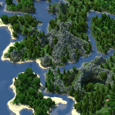 Map Nature Custom Minecraft Map