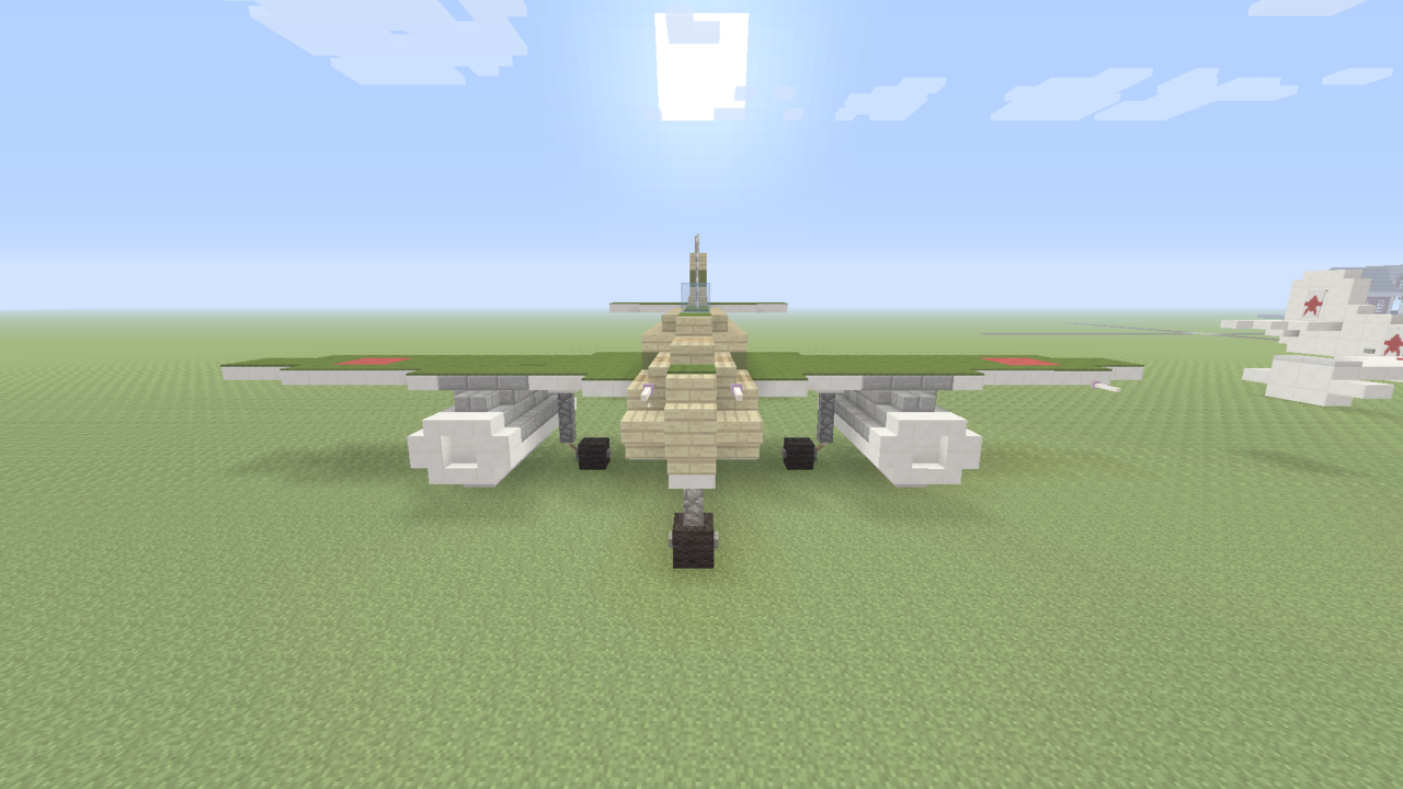 WWII Japanese Nakajima Kikka fighter jet Minecraft Map