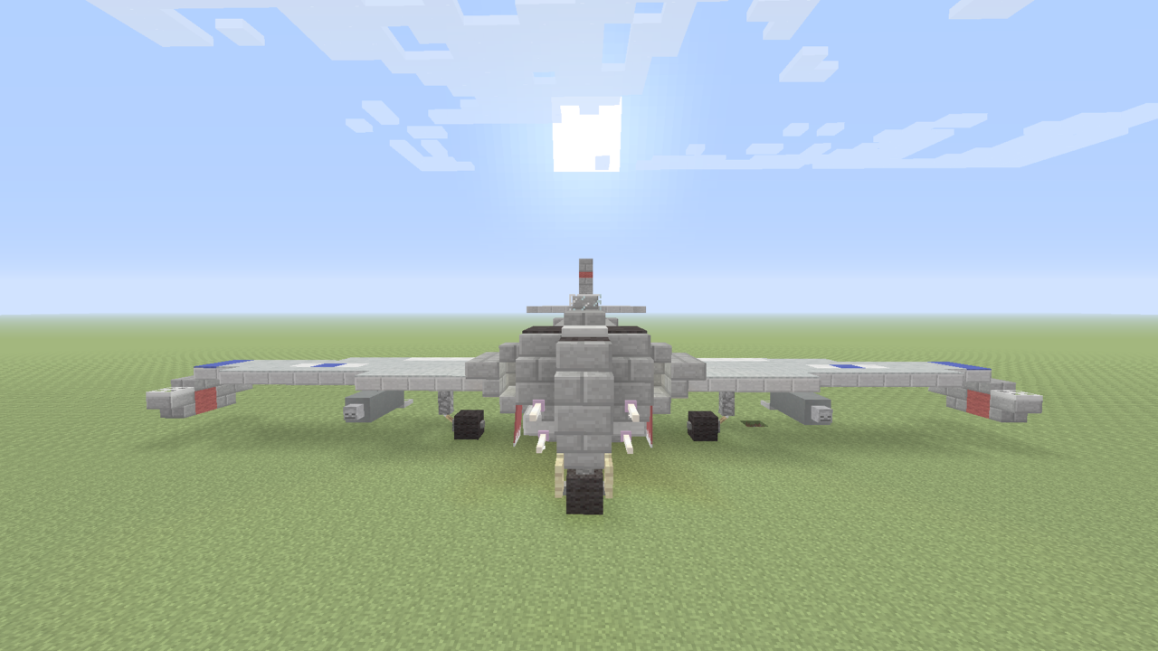 US Lockheed P-80 Shooting Star fighter jet Minecraft Map