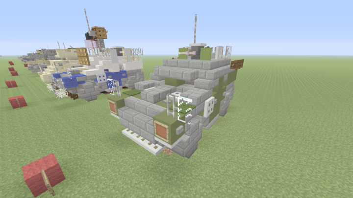 Japanese JSDF Komatsu LAV Minecraft Map