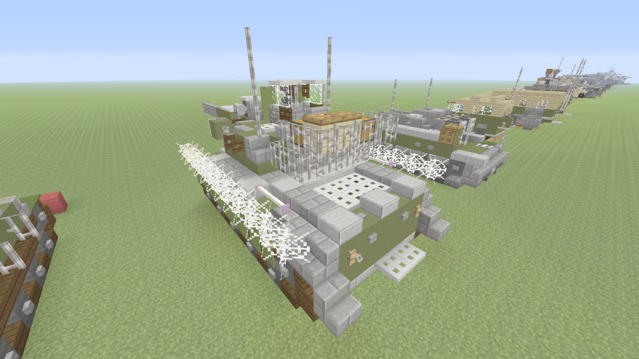 GATE 1st combat unit special terrain Type-74 Minecraft Map