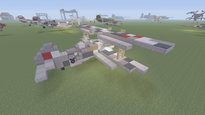 R.D.O TD-12 fighter (landed) & TD-12S seaplane Minecraft Map