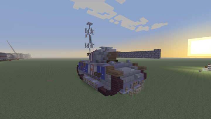 Valkyria Chronicles, Edelweiss prototype tank Minecraft Map