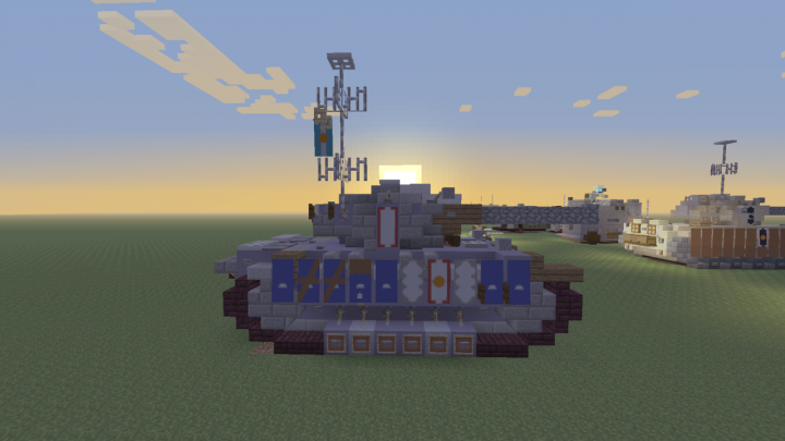 Valkyria Chronicles, Edelweiss prototype tank Minecraft Map