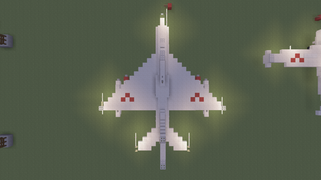 Soviet MiG-21 fighter jet Minecraft Map