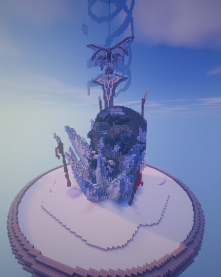 Ice Skull Minecraft Map
