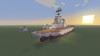 USS Saratoga aircraft carrier bathtub build Minecraft Map