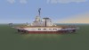 USS Saratoga aircraft carrier bathtub build Minecraft Map