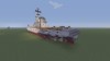 USS Saratoga aircraft carrier bathtub build Minecraft Map