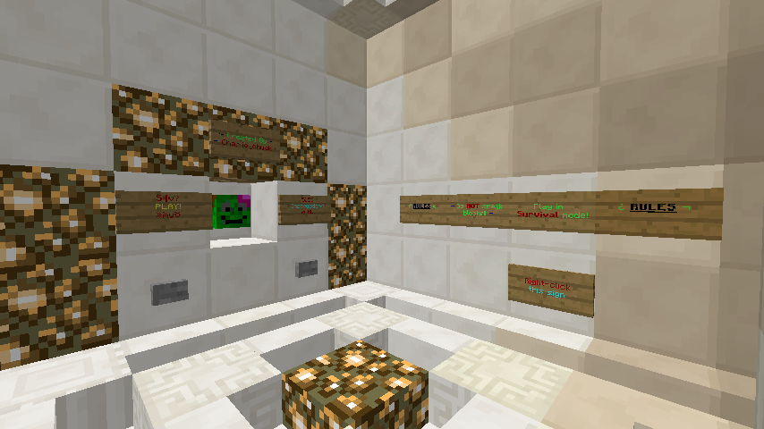 THE BUTTON - DEMO Minecraft Map