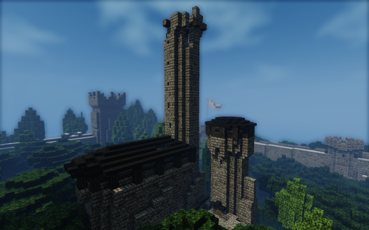 Game of Thrones. Winterfell. Minecraft Map
