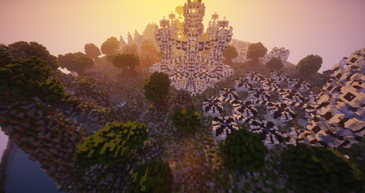 Omega Summer spawn and warp Minecraft Map