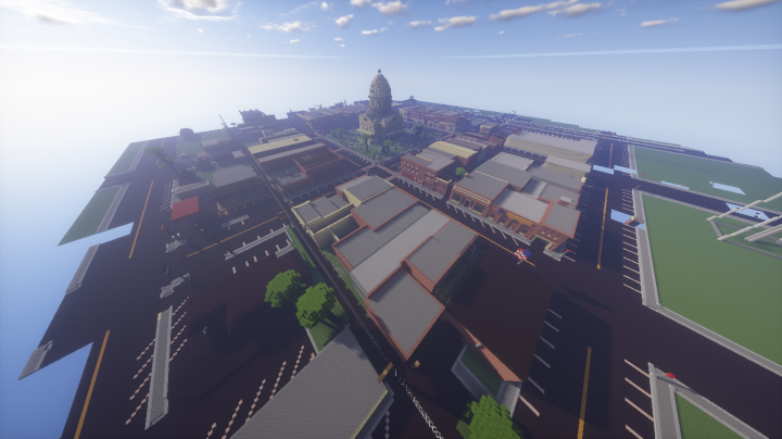 Winterset Iowa, full town Minecraft Map