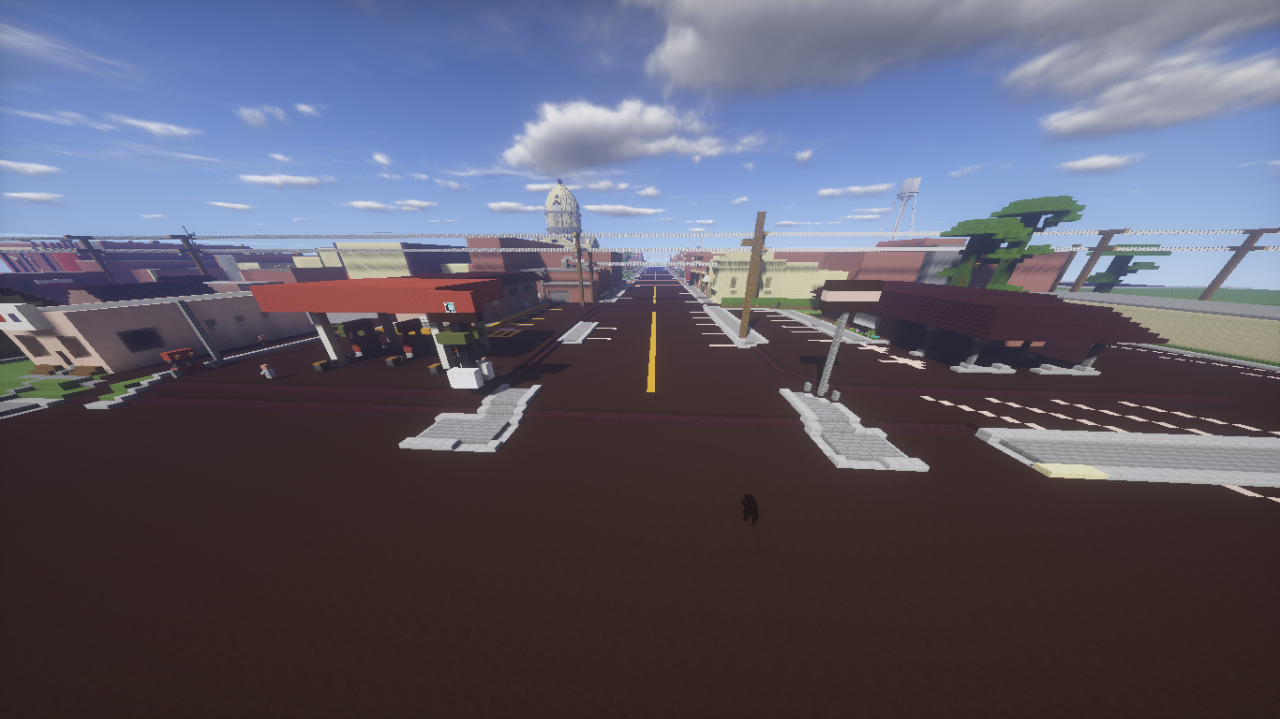 Winterset Iowa, full town Minecraft Map