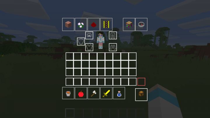 Transparent GUI 1.12.2 (1.11+ Compatible) Minecraft Texture Pack