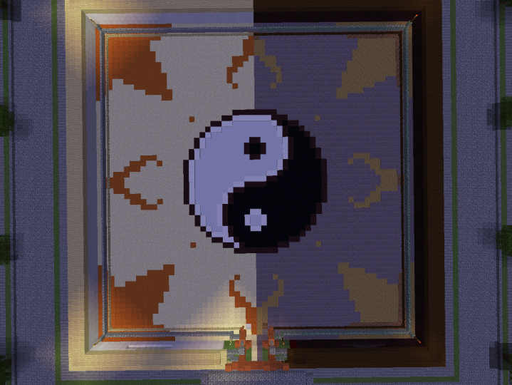 Yin and Yang Minecraft Map