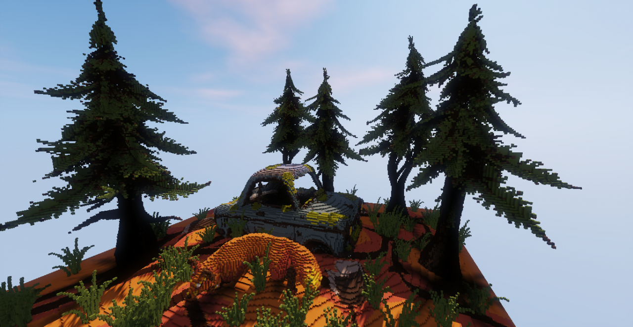 The forest car Minecraft Map