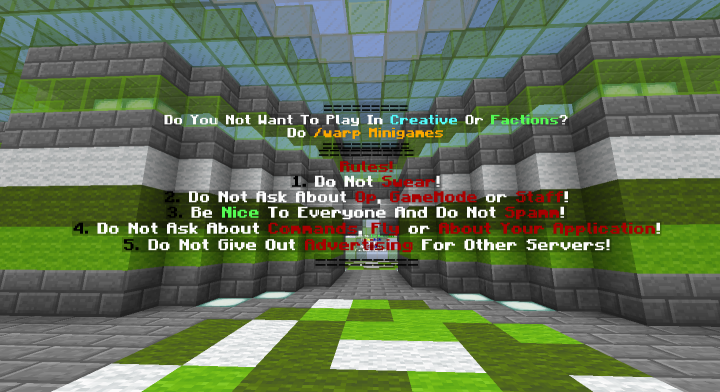 The Rules Minecraft Map