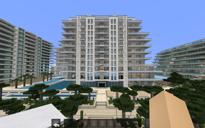 Miami Beach Residences Minecraft Map