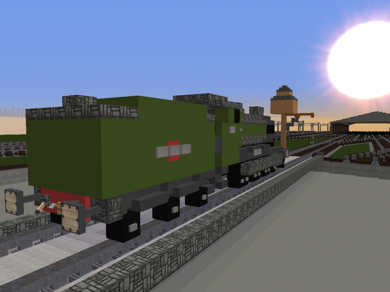 BR GWR King Class 6024 'King Edward I' Minecraft Map
