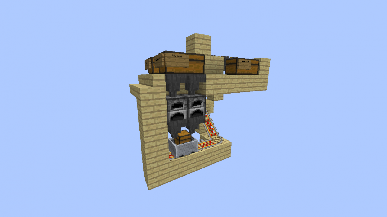 Automatic Furnace Minecraft Map