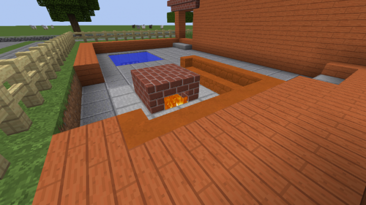 'Behind the Picket Fence" Dream house, not meth cartel. Minecraft Map