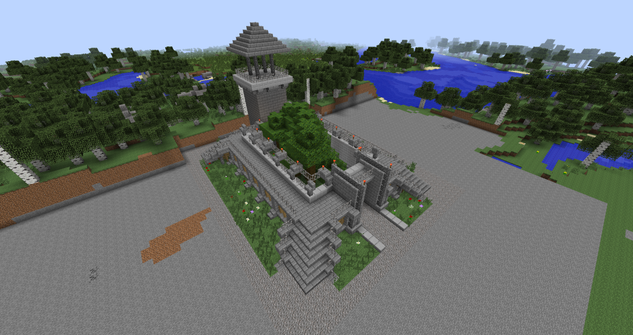 Jurassic Park Raptor Paddock Minecraft Map