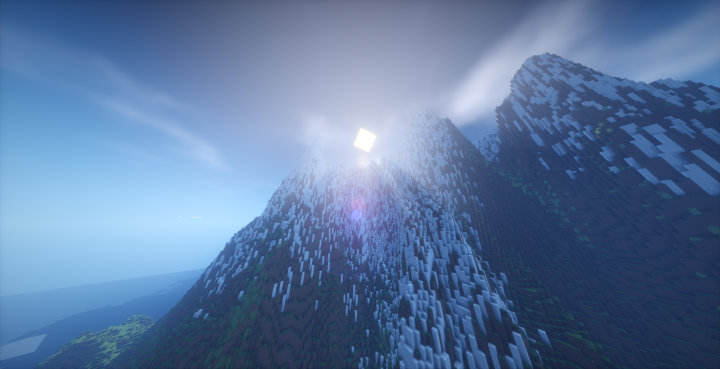 High Mountains (and island) Minecraft Map