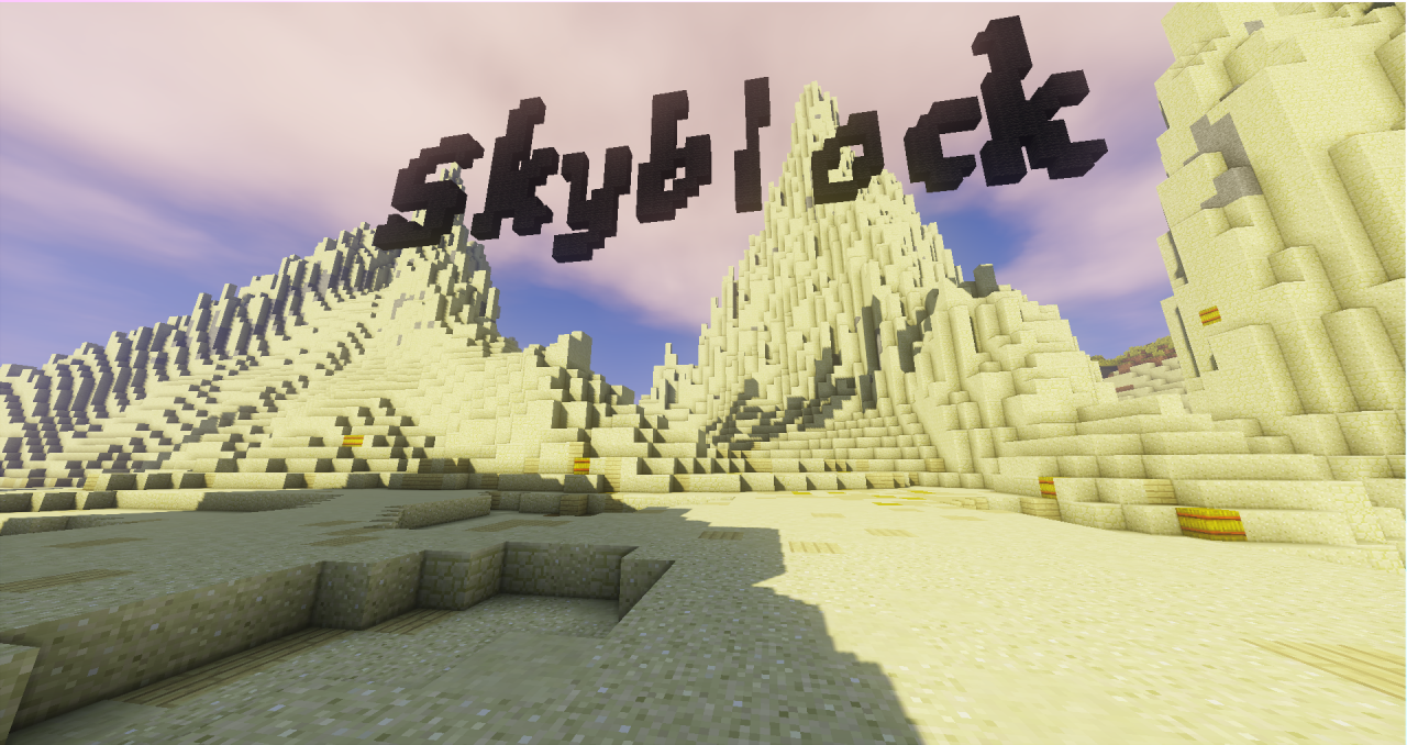 Desert lobby for servers Minecraft Map