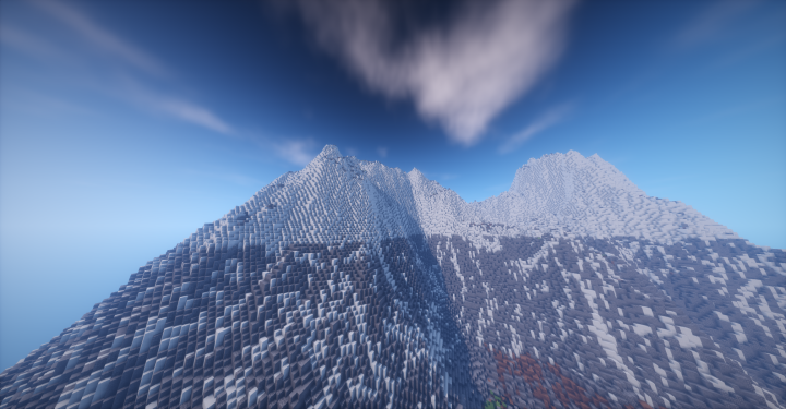 High Mountains (and island) Minecraft Map