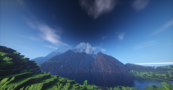High Mountains (and island) Minecraft Map