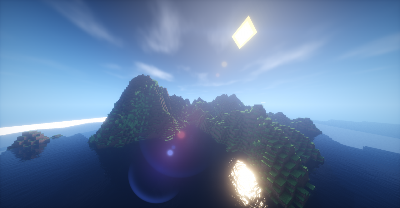 High Mountains (and island) Minecraft Map