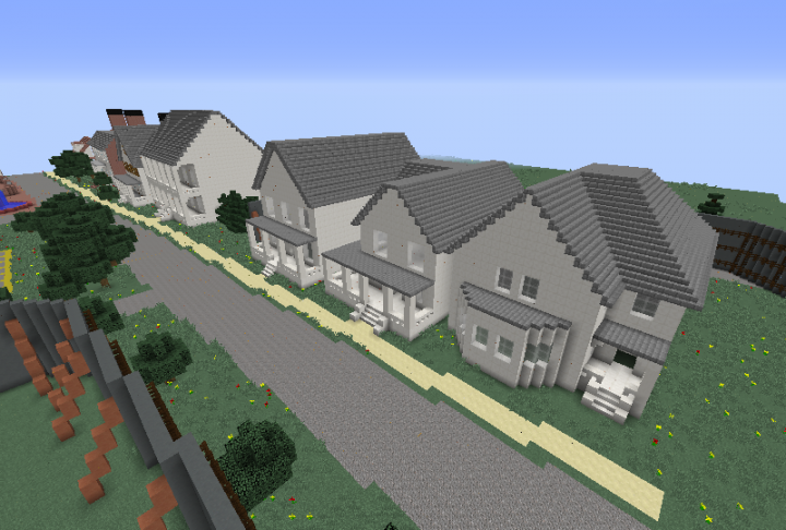 The Walking Dead - Alexandria Safe-Zone Minecraft Map