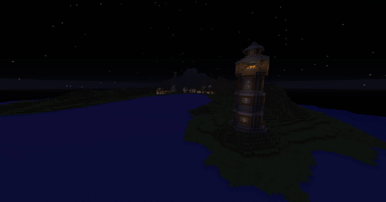 Just a Island with buildings Minecraft Map