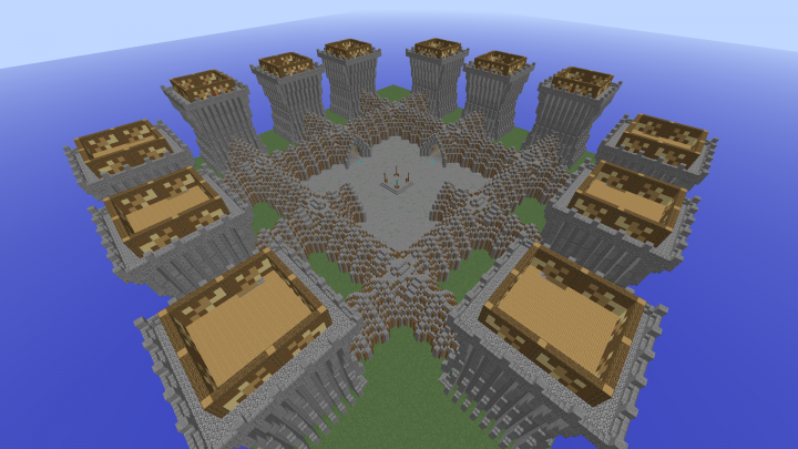 Kingdom Spawn Area Minecraft Map