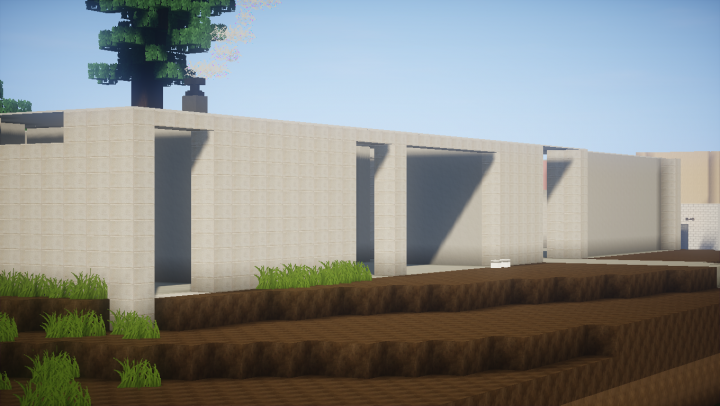 Sleek Modern with Downlaod Minecraft Map