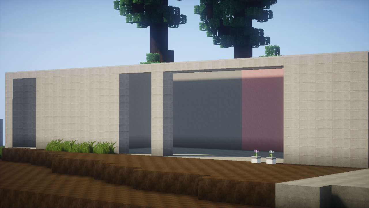Sleek Modern with Downlaod Minecraft Map