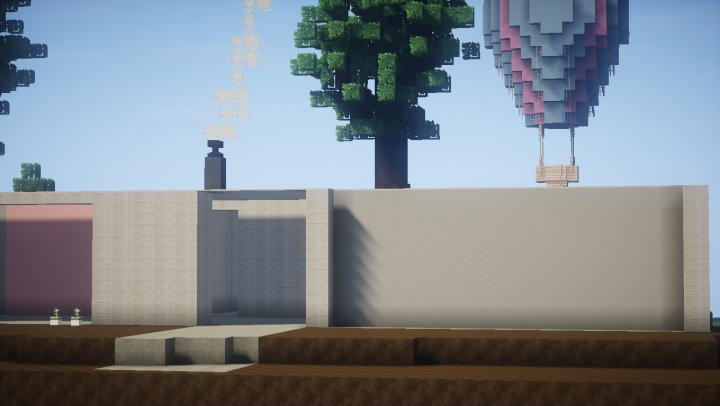 Sleek Modern with Downlaod Minecraft Map