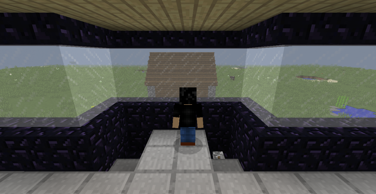 TNT Cannon with Obsidian Base Minecraft Map