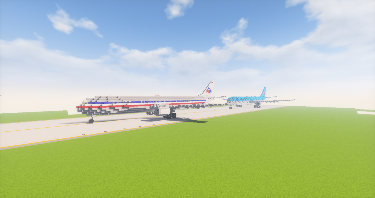 Airbus A300 + Liveries Minecraft Map