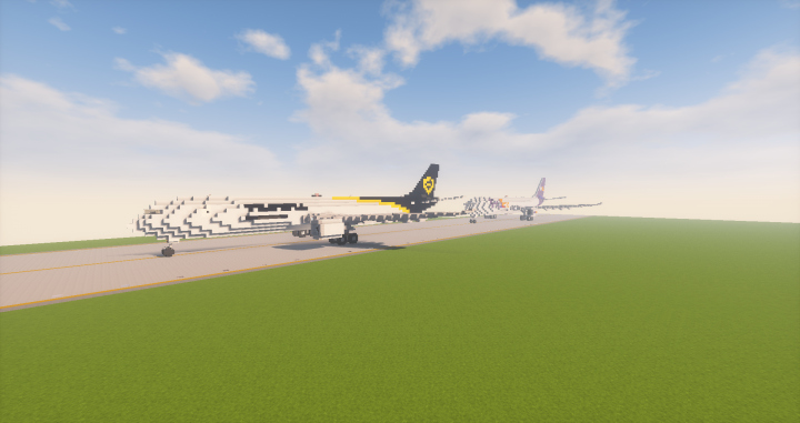 Airbus A300 + Liveries Minecraft Map