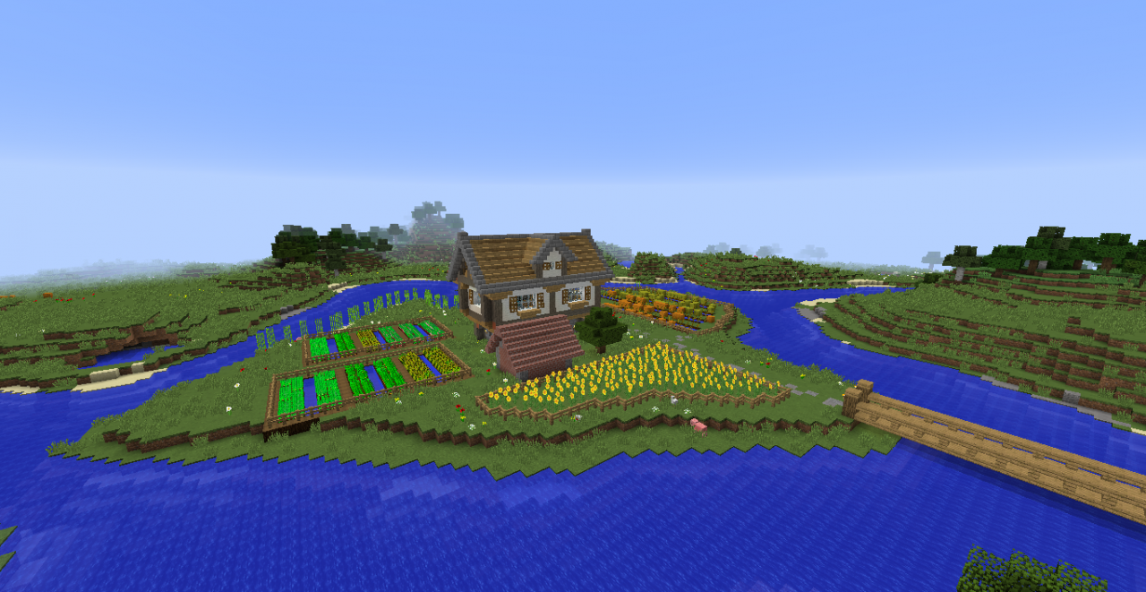 Medival River House Minecraft Map