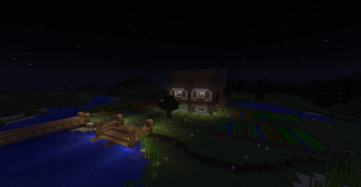 Medival River House Minecraft Map