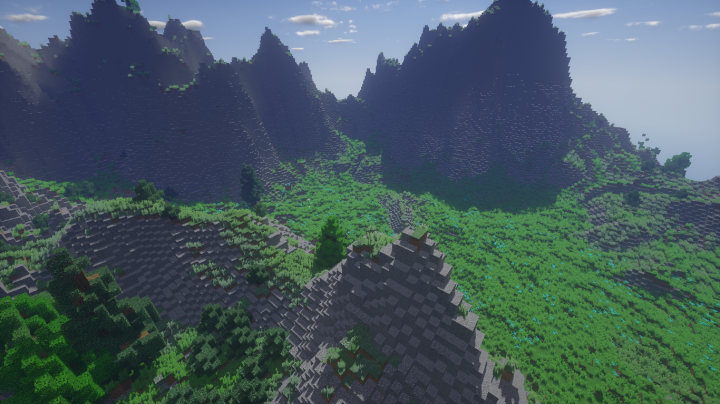 Friendly Green Valley [512x512] Minecraft Map
