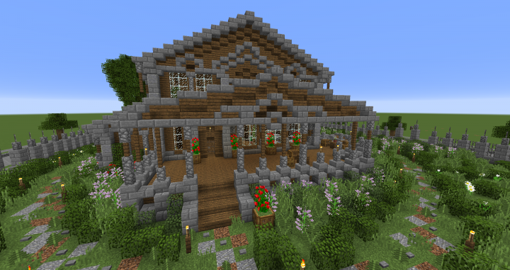 Behind the Picket Fence - House Minecraft Map