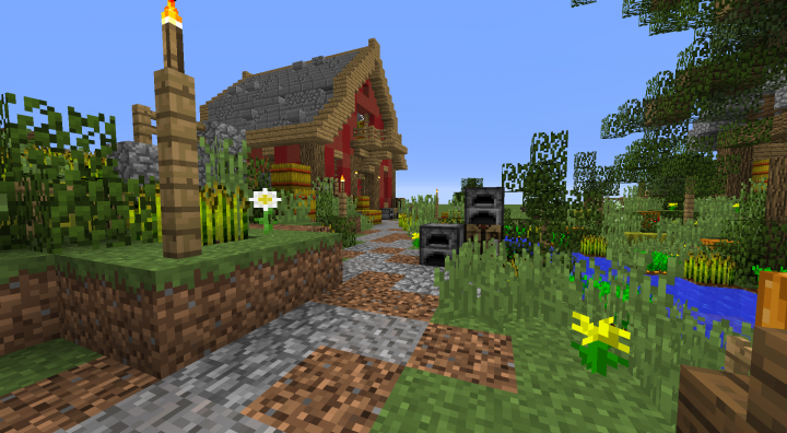 Medieval/Cottage Build For "Behind the Picket Fence" Minecraft Map
