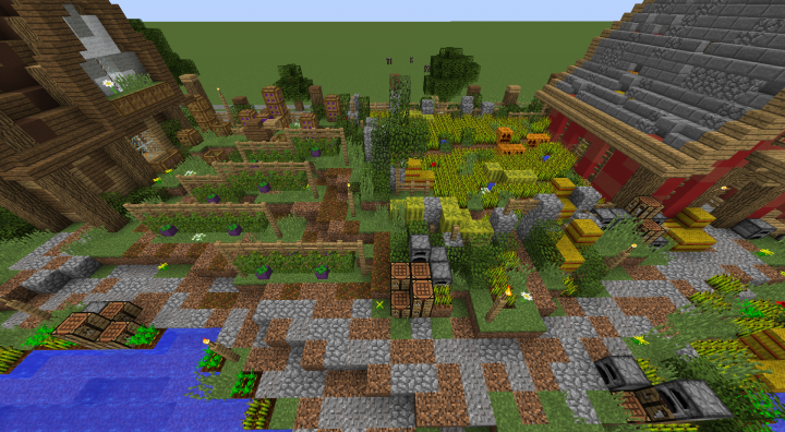 Medieval/Cottage Build For "Behind the Picket Fence" Minecraft Map