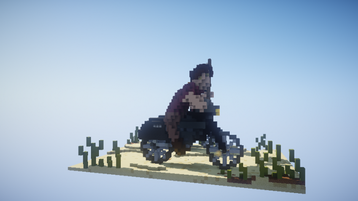 a motorcycle race - by Sciron Minecraft Map