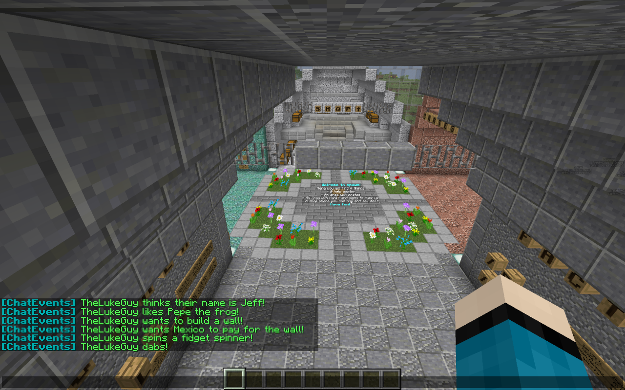 [Spigot] [1.7-1.12] ChatEvents, Emotions in Chat Minecraft Mod