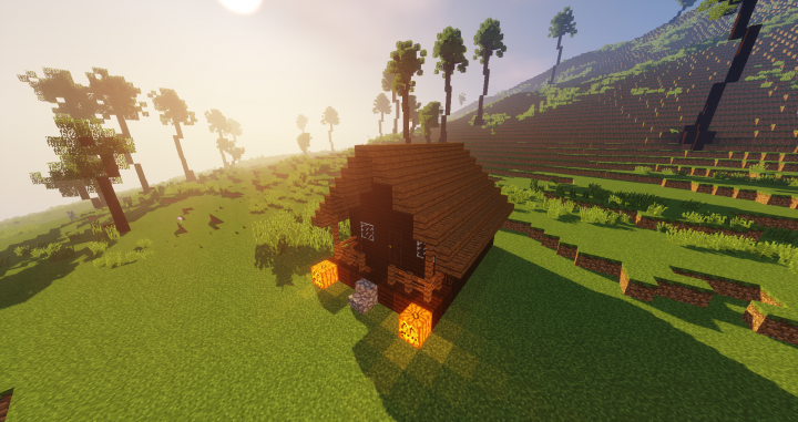 Mountain Cottages - Custom Terrain Minecraft Map